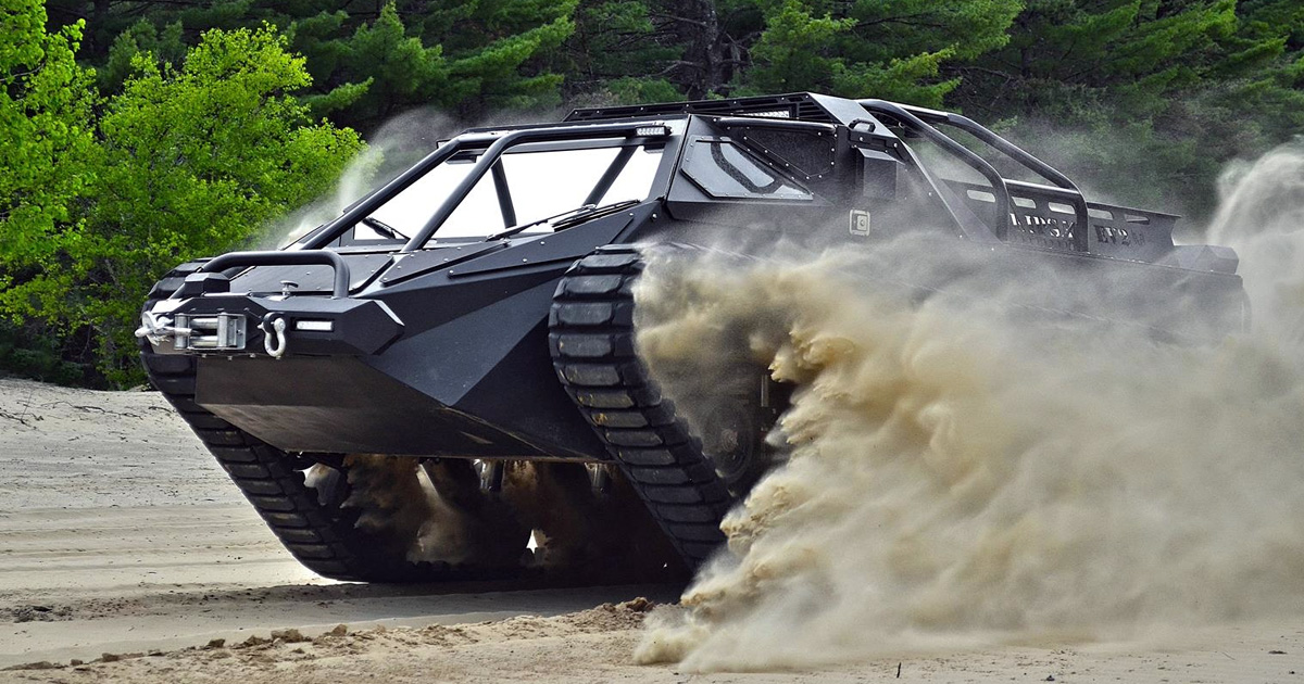 Ripsaw EV2 - «суперкар» среди вездеходов для экстремальной езды